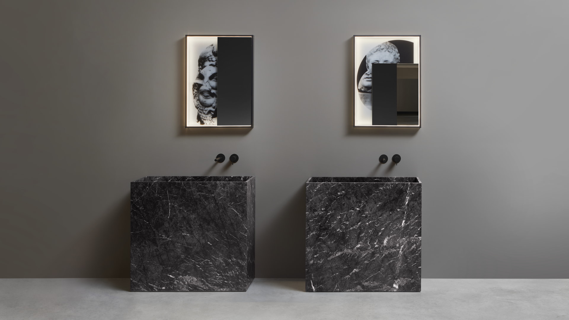 MyStreet floor Modern bathroom sink - Antonio Lupi